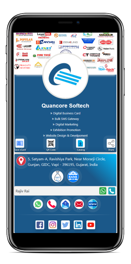 Make Digital Business Card or Digital Visiting Card with DziCard